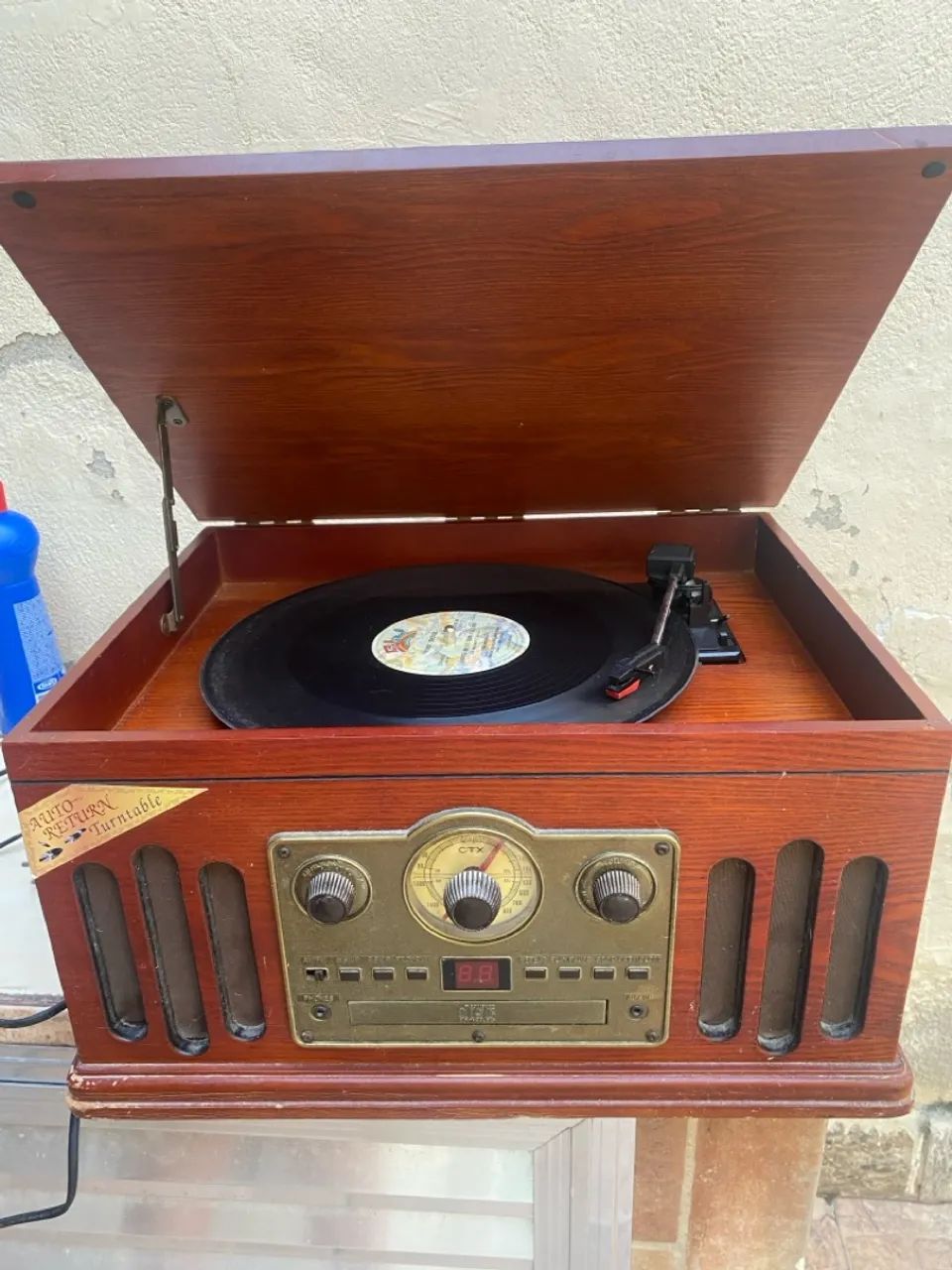 Toca-discos Retro com Rádio e CD Player ! - Aparelhos de Som ...