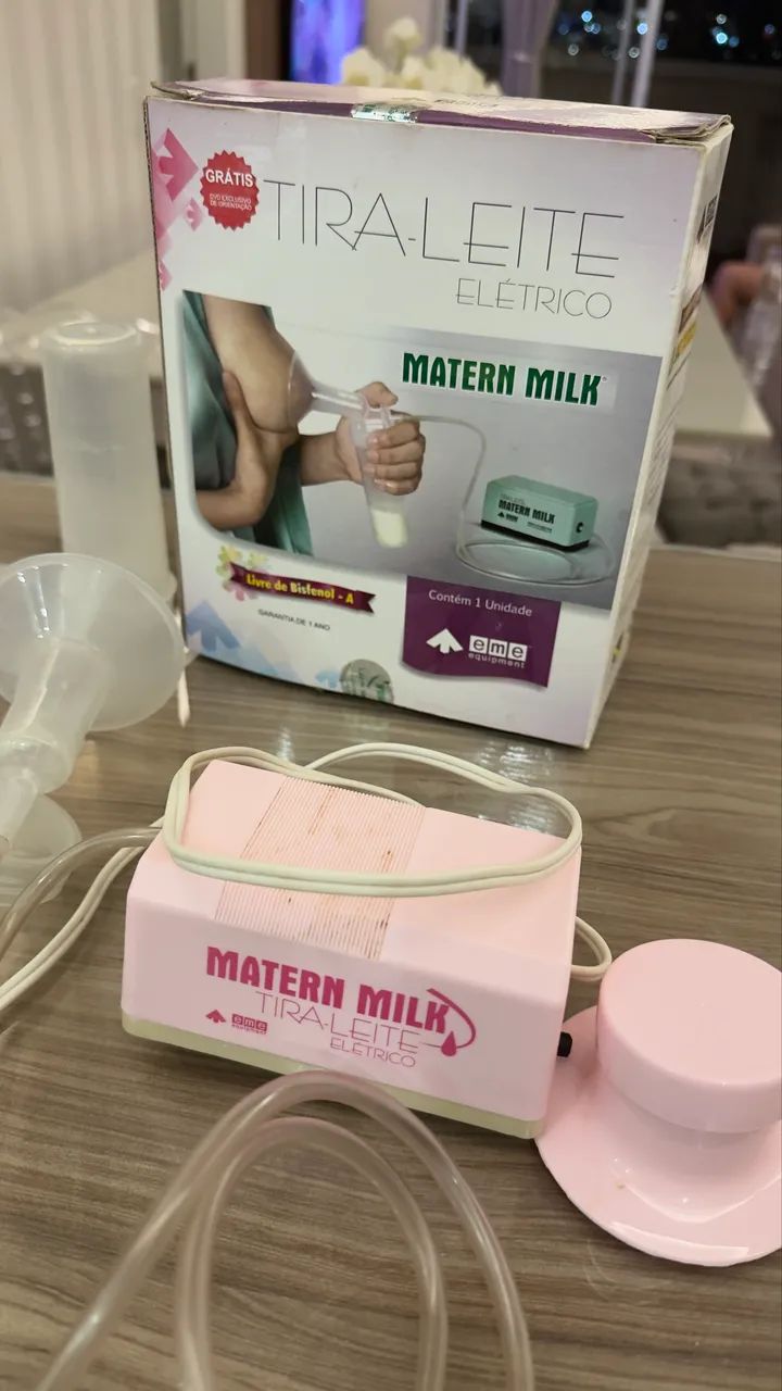 Bomba Tira Leite Elétrica 220V - Rosa - Matern Milk - Equipamentos ...