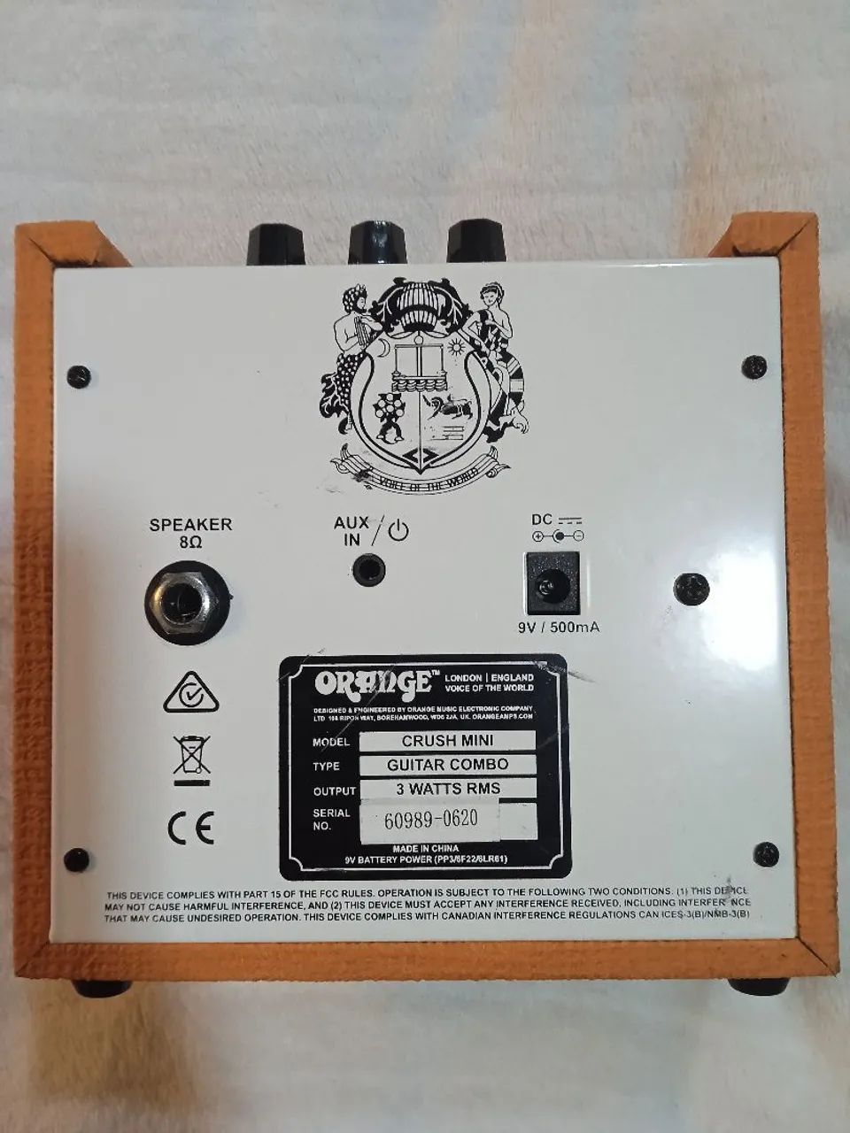 Amplificador crush mini orange - Instrumentos musicais - Cachoeira do ...