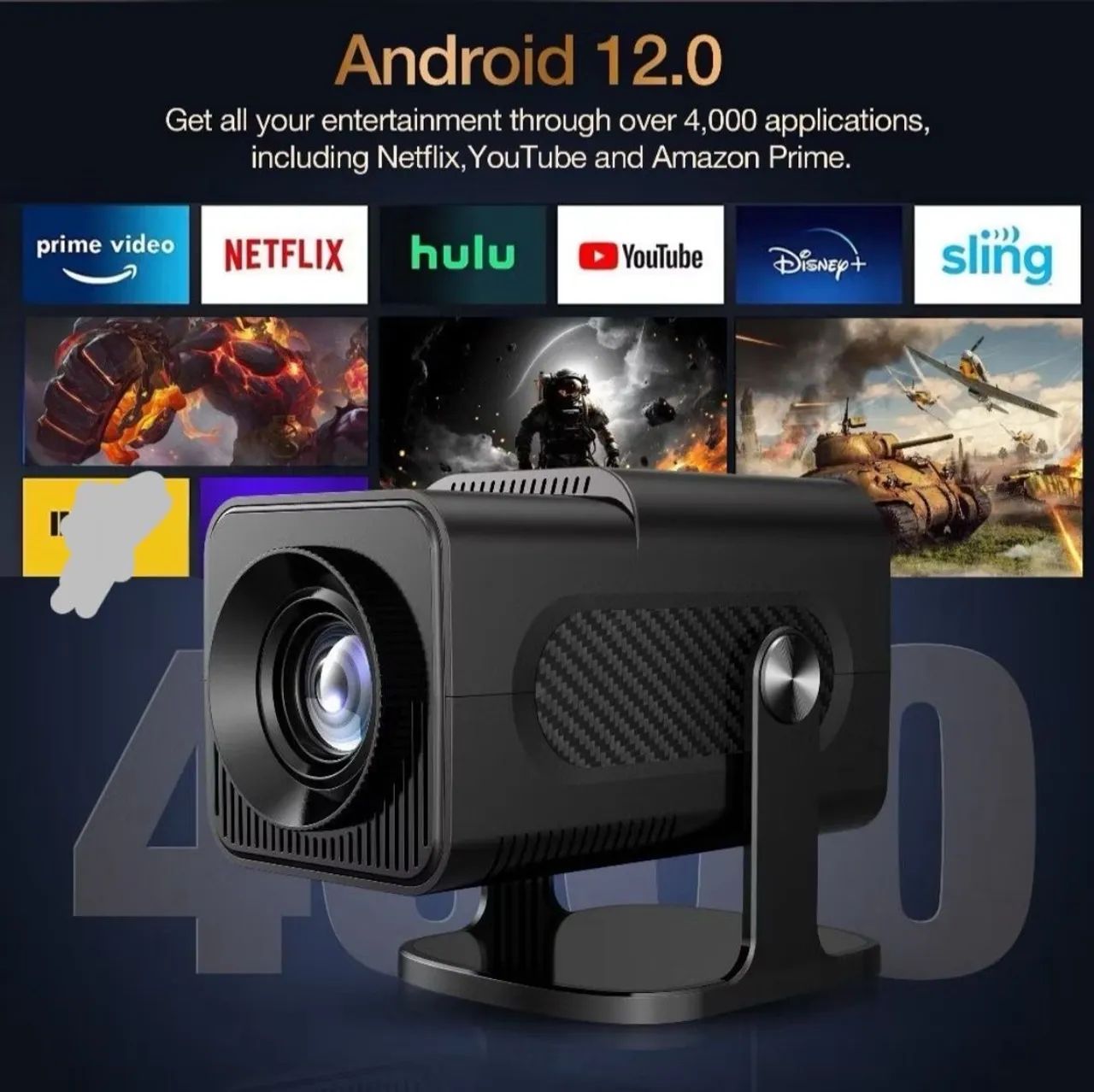 Projetor HY320 Android - Projetores e Telas de Projeção - Memorare ...