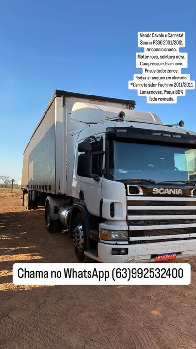 Scania p330 e carreta sider fachinni - Caminhões - Loteamento ...