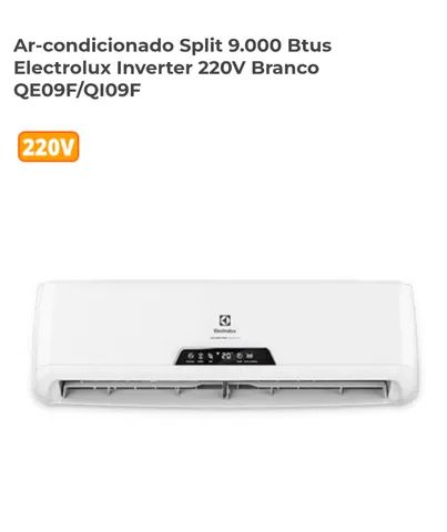 "ar condicionado electrolux inverter 9000" no Brasil