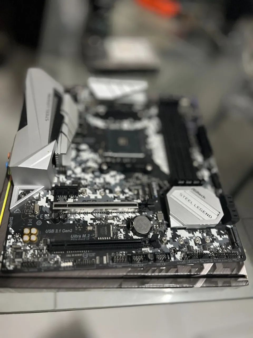 Placa mãe B450m Steel Legend - Peças de Hardware - Setor Campinas ...