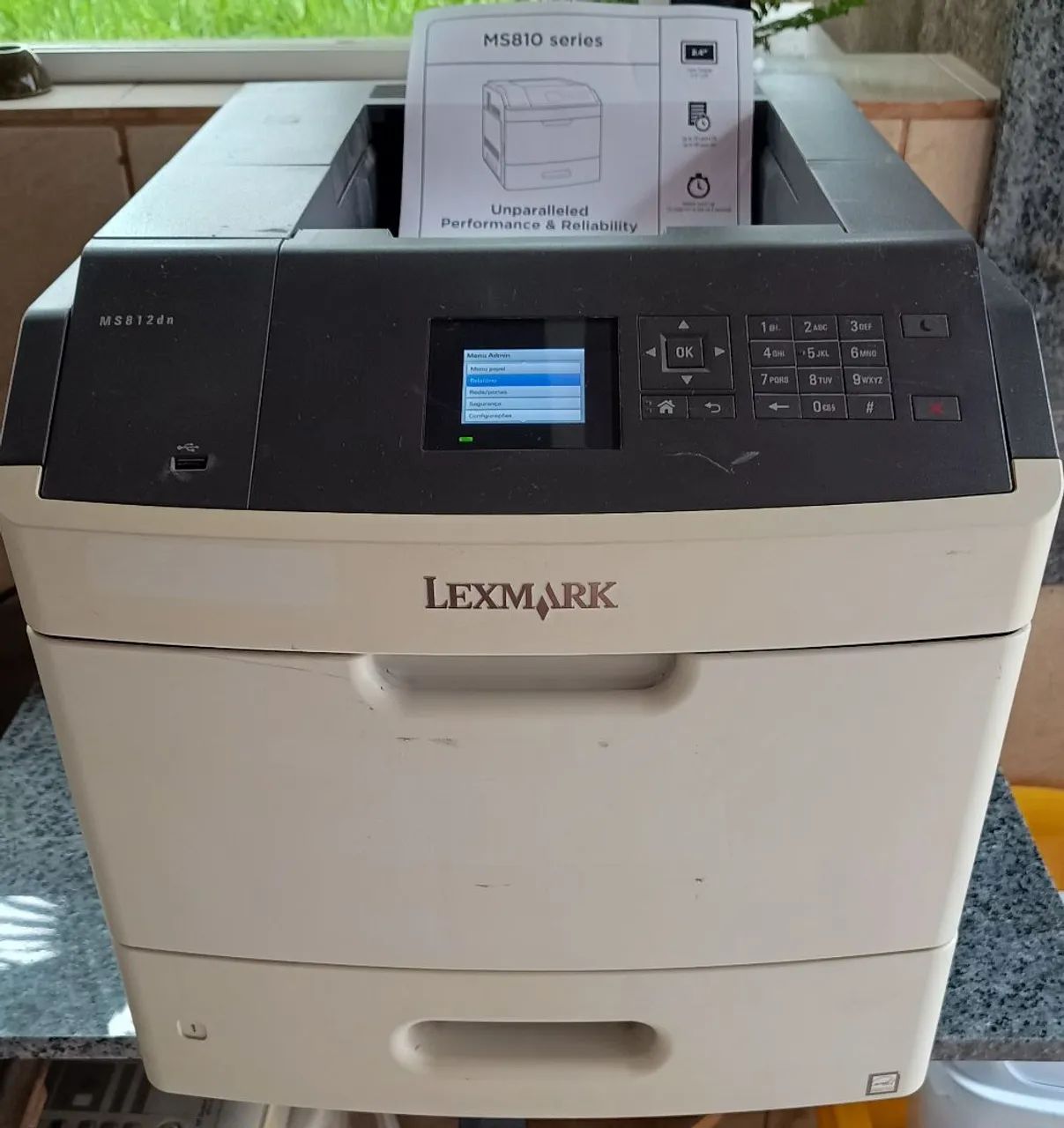 Vendo Impressora a Laser Monocromática Lexmark MS812dn, com toner quase ...