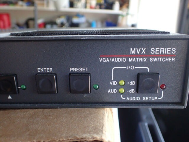 Extron Mvx 88 8x8 Vga Série Switch Matrix Vídeo Áudio - Jogos de Vídeo ...