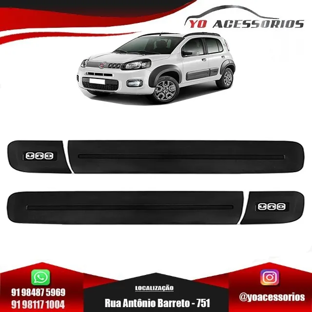 "lateral uno" - Peças para carros, vans e utilitários no Brasil