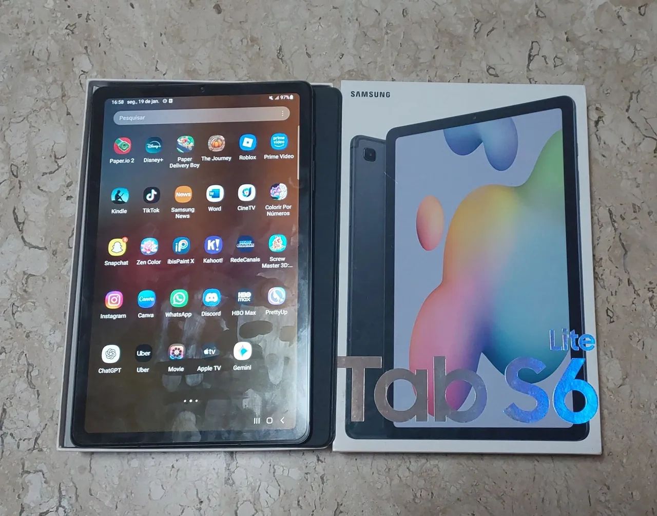 Tablet Samsung Tab S6 Lite 128gb - Tablets e E-Readers - Santa Inês ...