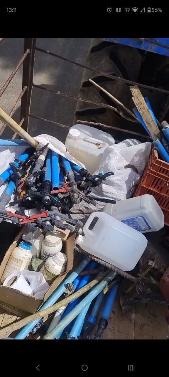 Pacote de canos e motor Roça completa - Tratores e máquinas agrícolas ...