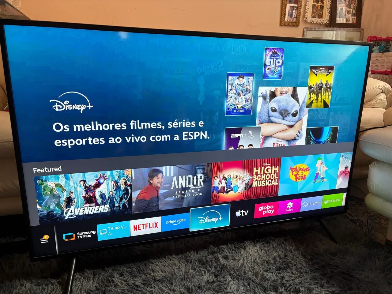 Smart Tv Samsung 50P 4K Entrego Aceito cartão - TVs - Santa Maria ...
