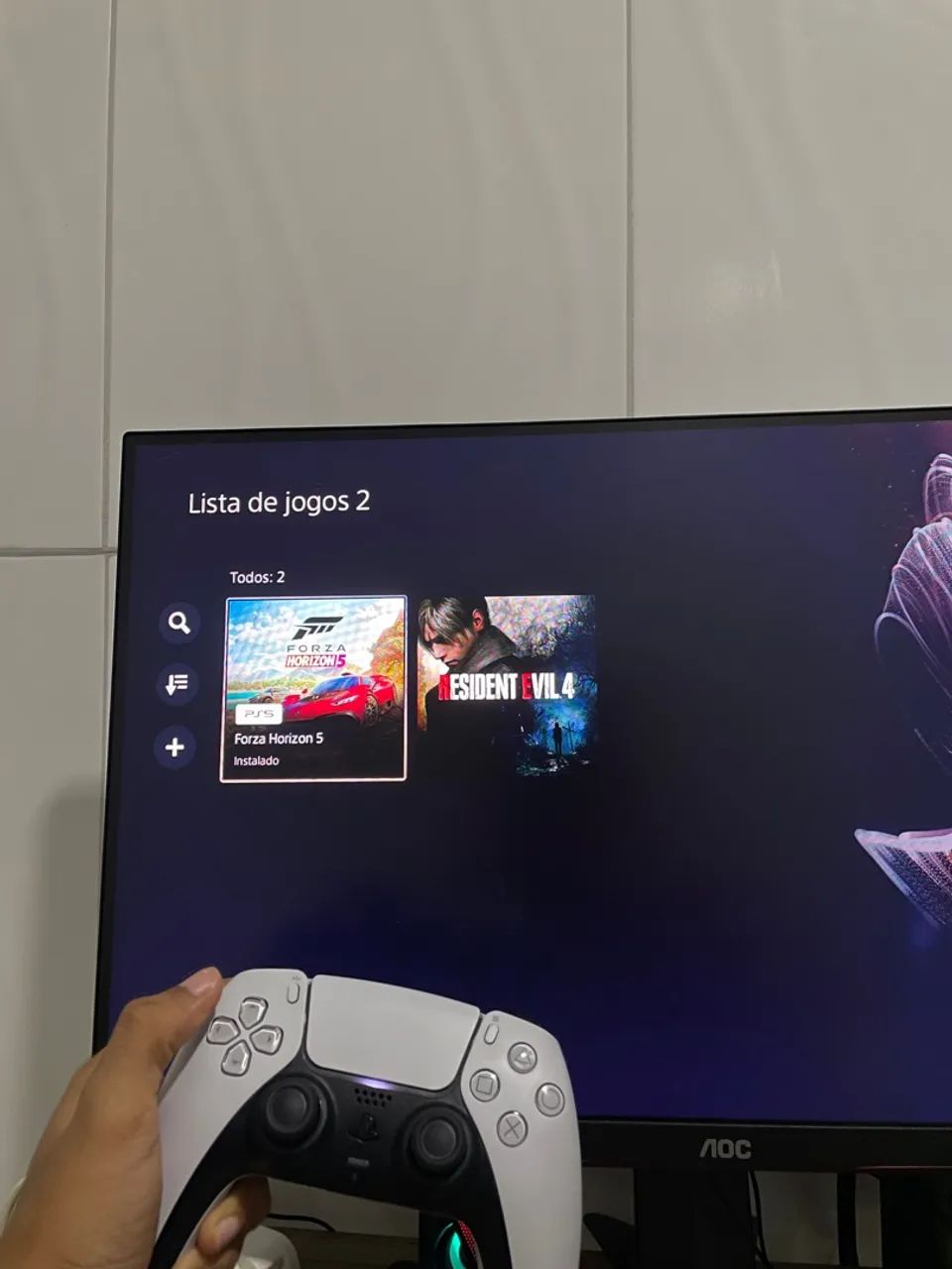 PS5 + 1 Controle (com Resident Evil 4 e Forza Horizon 5)!!!!! - Consoles de Vídeo Game - Urbis I ...