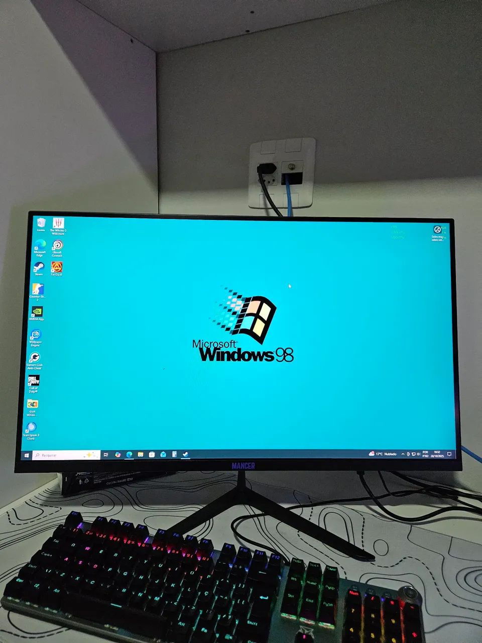 Pc gamer completo monitor 240hz rtx 5060 i5 12400f - Computadores e ...