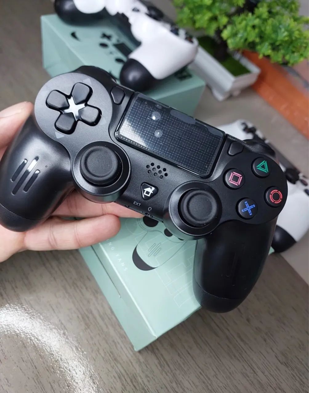 Controle PS4 DualShock 4 Preto a pronta entrega - Peças e Acessórios de ...