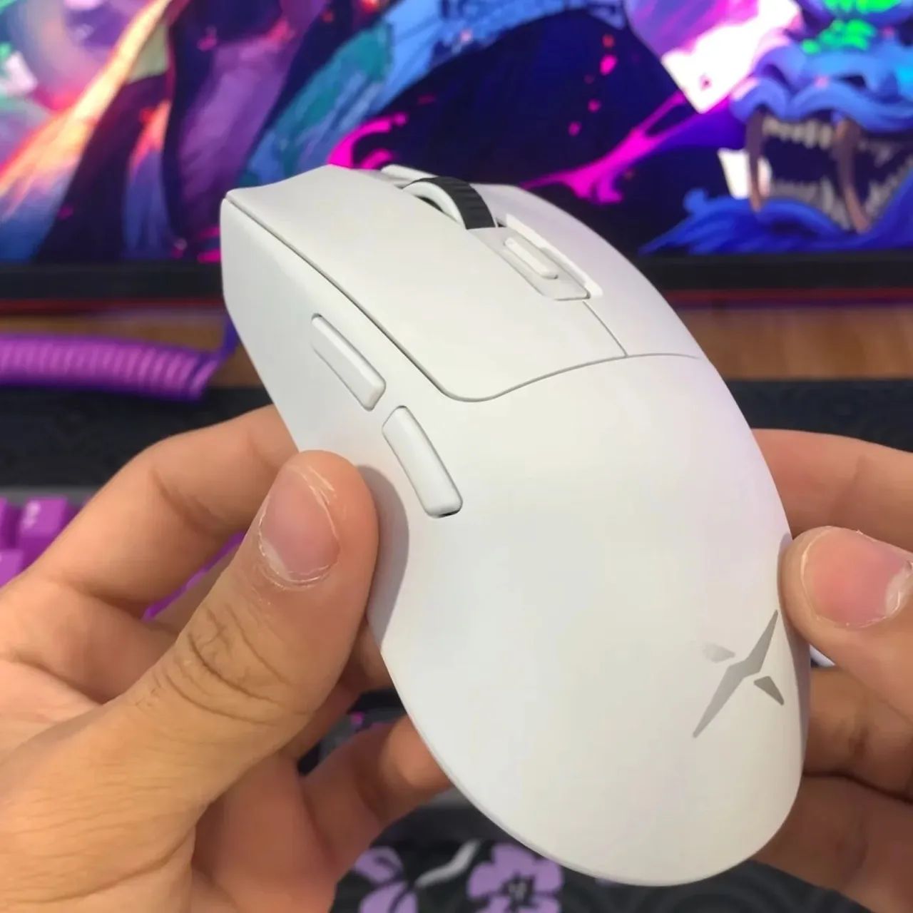 Mouse Gamer DELUX M600 pro wireless 4k Pixart 3395 novo lacrado ...