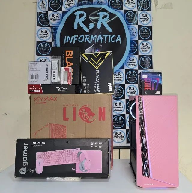 CPU Gamer Rosa i7, 16gb, SSD-NVME - Computadores e Desktops - Montese ...
