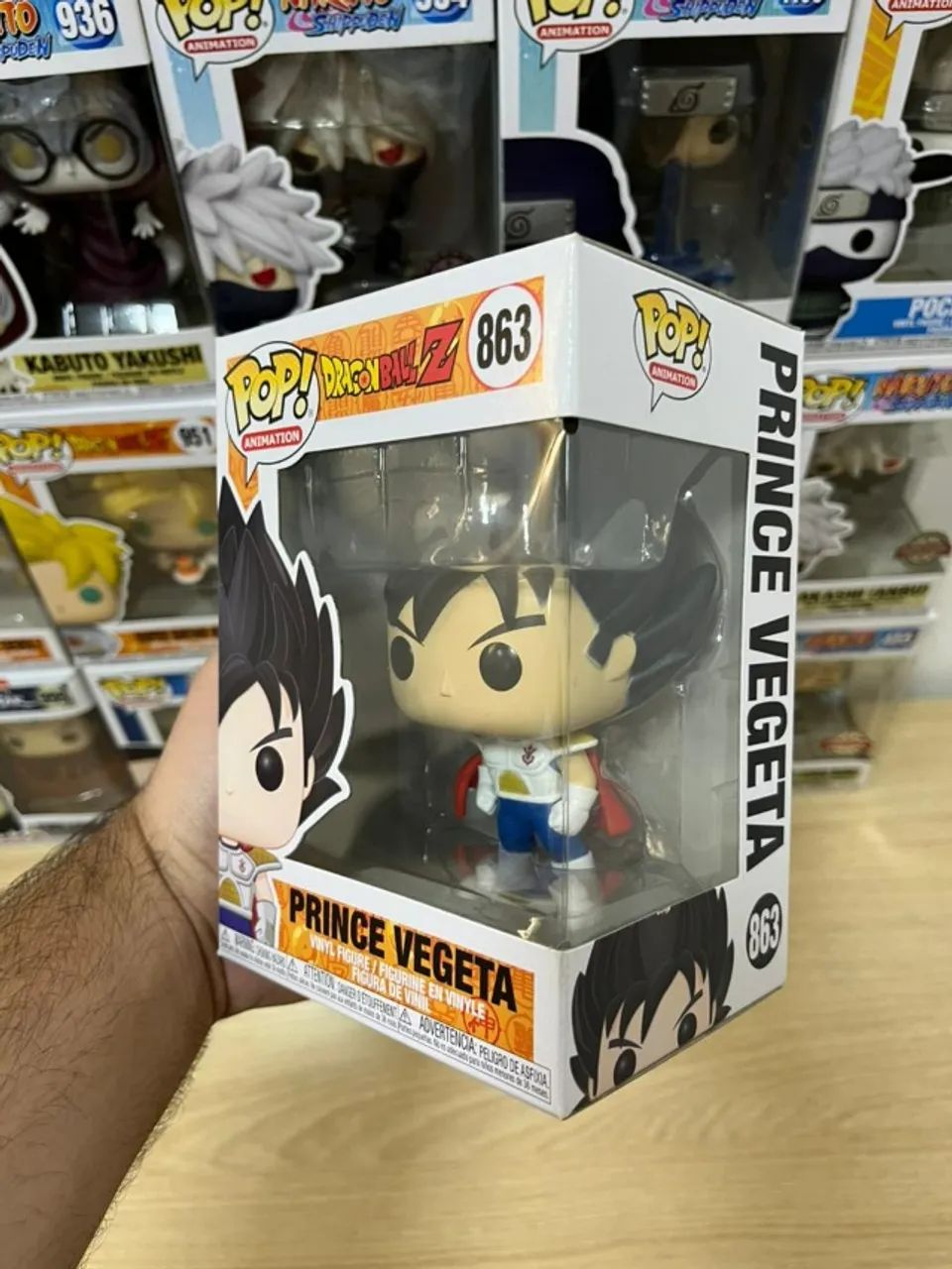 Funko Pop! Animation - Dragon Ball Z | Prince Vegeta #863 Novo! Lacrado ...