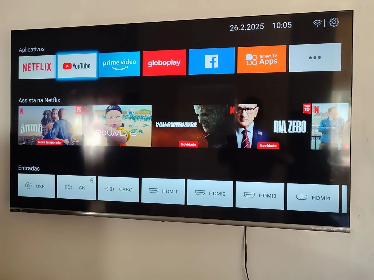 TV SMART 50 POLEGADAS 4K NO PLÁSTICO TELA INFINITA - TVs - Residencial ...