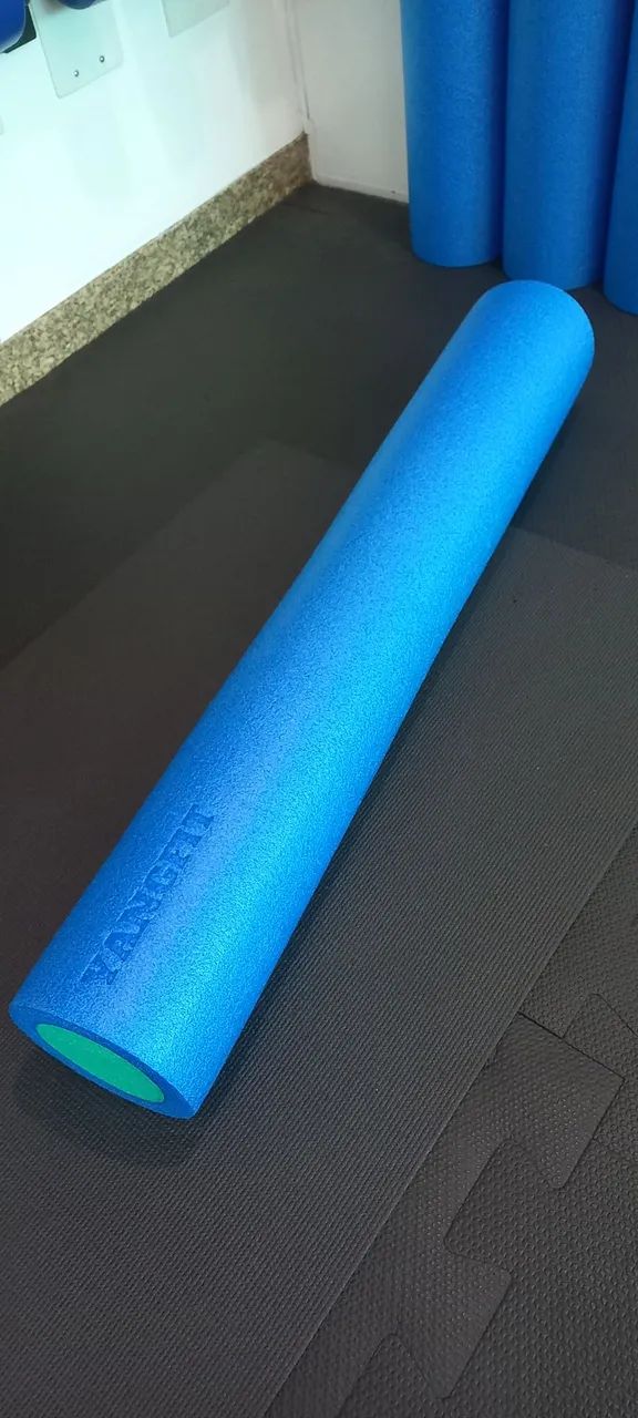 Rolo Pilates Yoga Massagem Liberação Miofascial Foam Roller 90x15cm ...