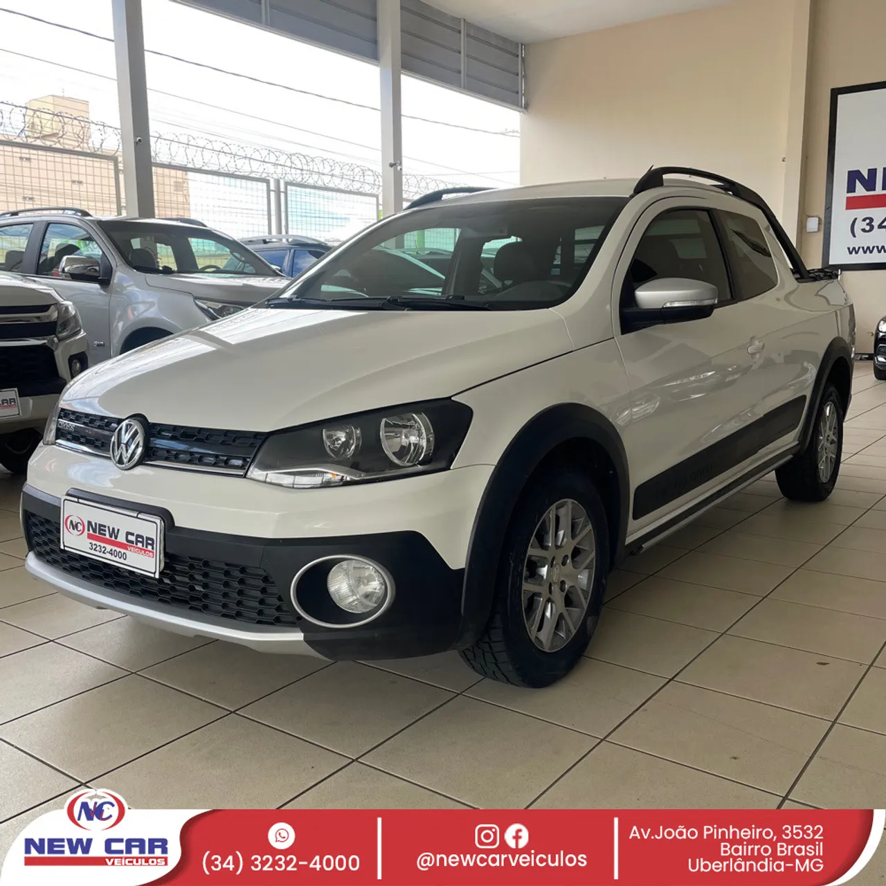 VOLKSWAGEN SAVEIRO CROSS 1.6 T.FLEX 16V CD Usados e Novos - Uberlândia, MG
