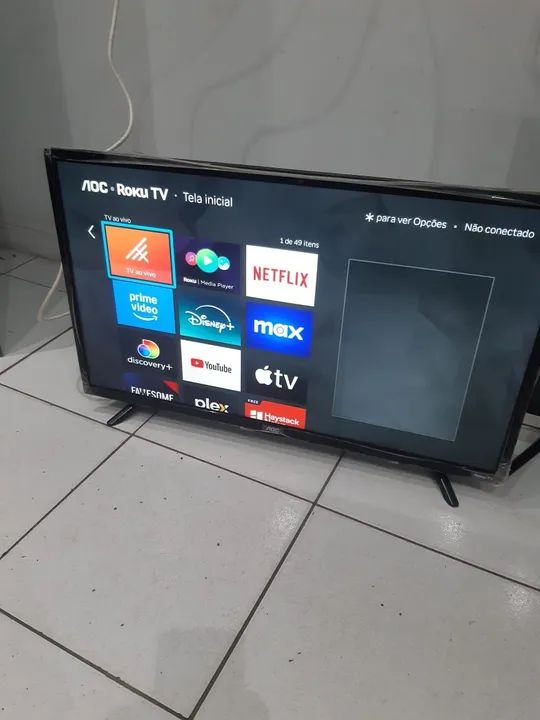 TV AOC Roku 32 polegadas Smart - TVs - Brotas, Salvador 1380964615 | OLX