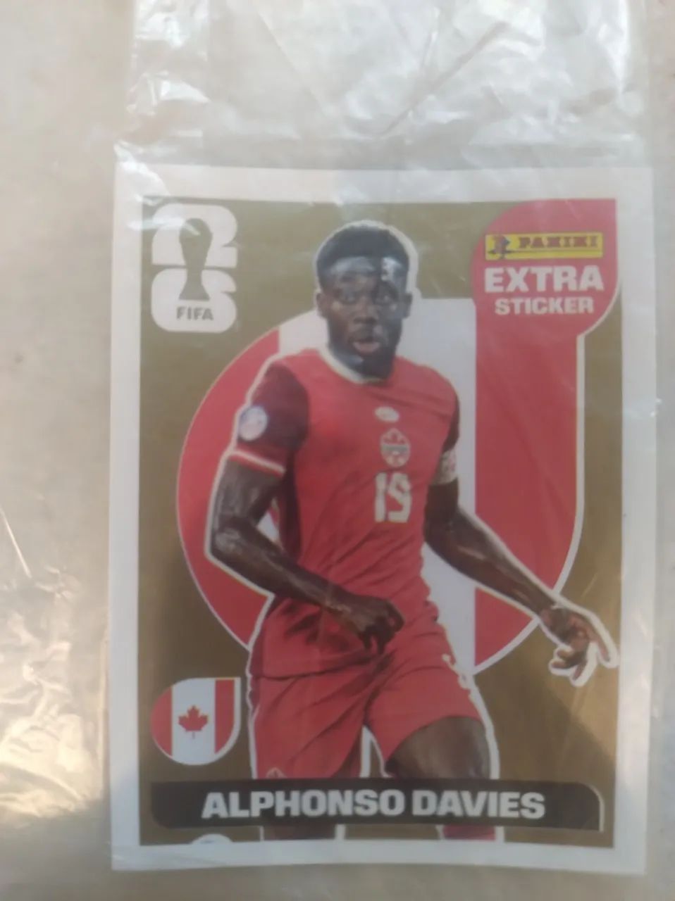 Figurinha Extra Sticker Legend Alphonso Davies Gold (Ouro) - Panini ...