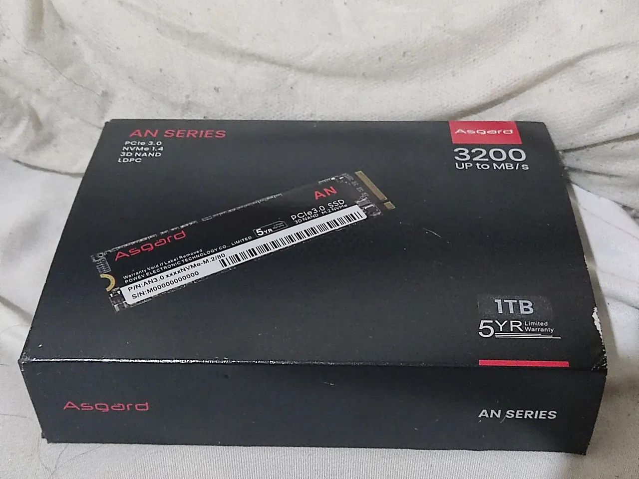 SSD Asgard AN Series 1TB PCIe 3.0 NVMe 3200MB/s