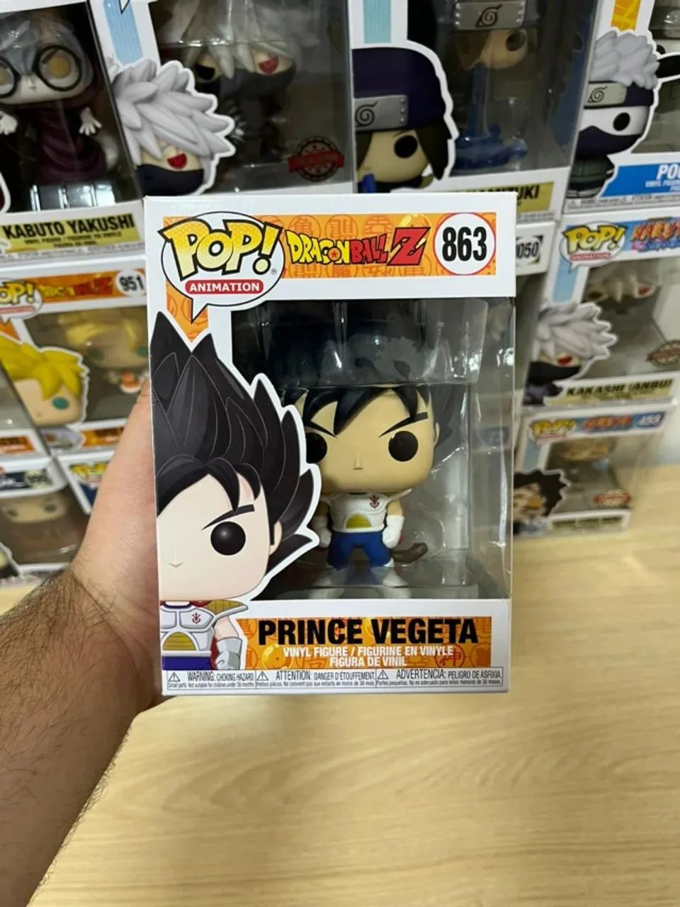 Funko Pop! Animation - Dragon Ball Z | Prince Vegeta #863 Novo! Lacrado ...