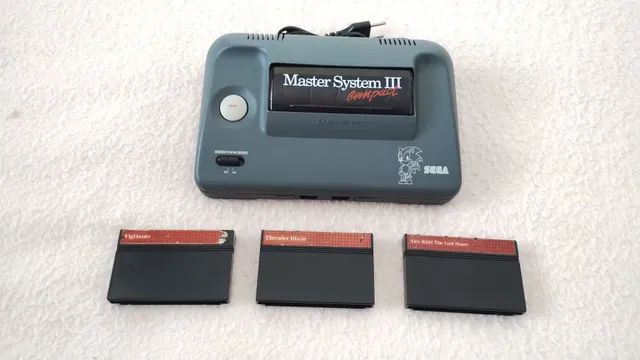 "master system console" no Brasil