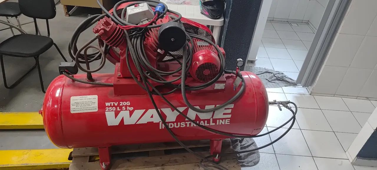 Compressor de ar Wayne industrial 5 HP - Equipamentos Para Comércio ...