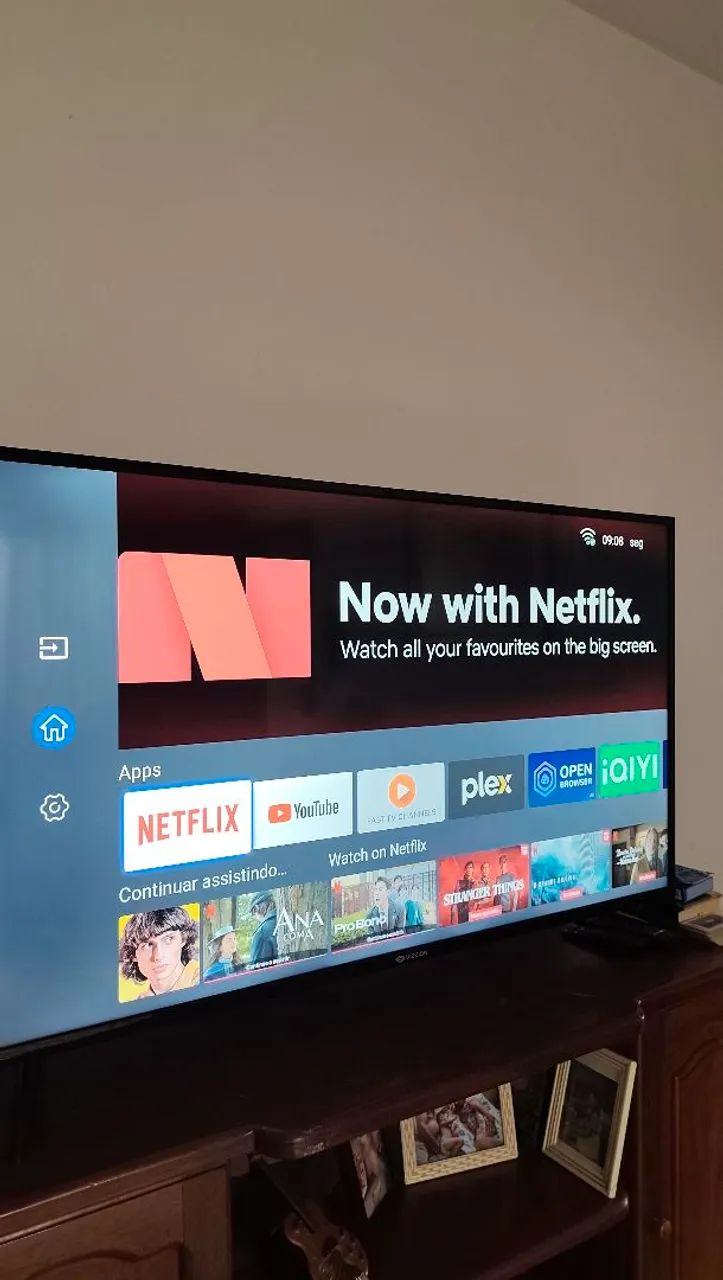 Smart TV Vizzion 50'P Sistema Linux - TVs - Vila Maria, Aparecida de ...