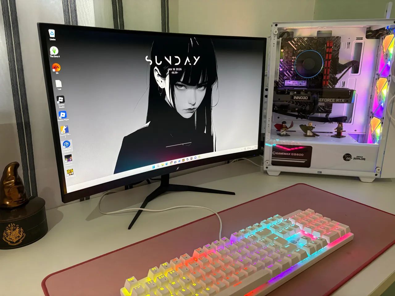 PC Gamer, i5 12400f, RTX 3060 12gb, 12gb RAM DDR4, SSD 500gb M.2 ...