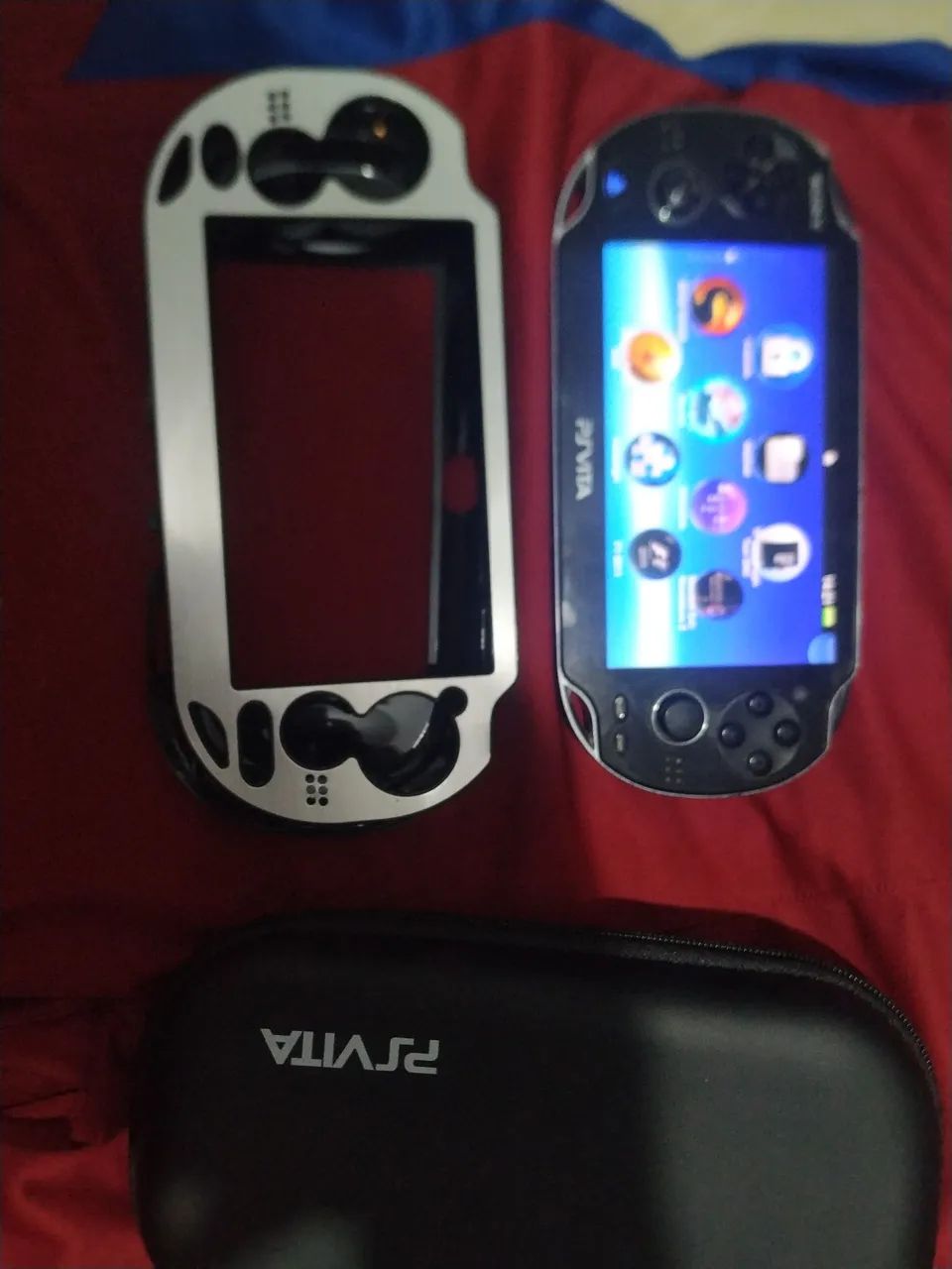 Console portatil Playstation Vita Oled + jogos de psp e ps1 c/128gb ou ...