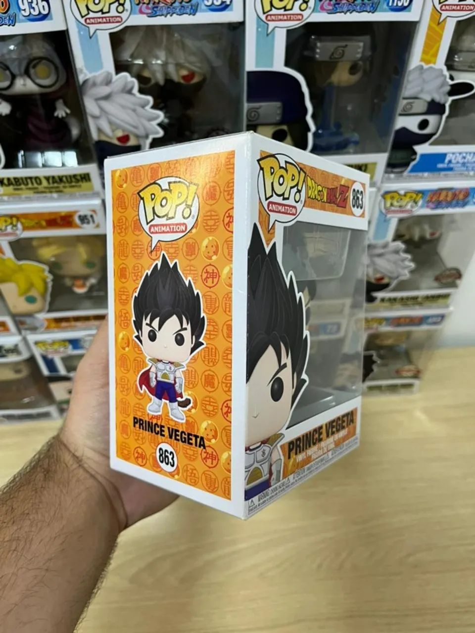 Funko Pop! Animation - Dragon Ball Z | Prince Vegeta #863 Novo! Lacrado ...