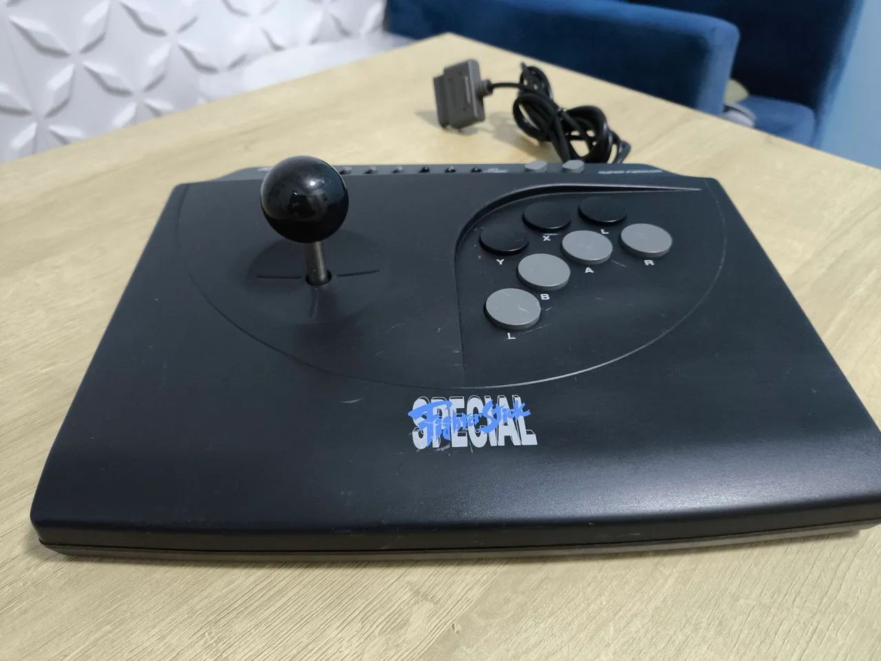 Controle ARCADE Fight STICK SPECIAL Super Nintendo Famicom SFC SNES ...