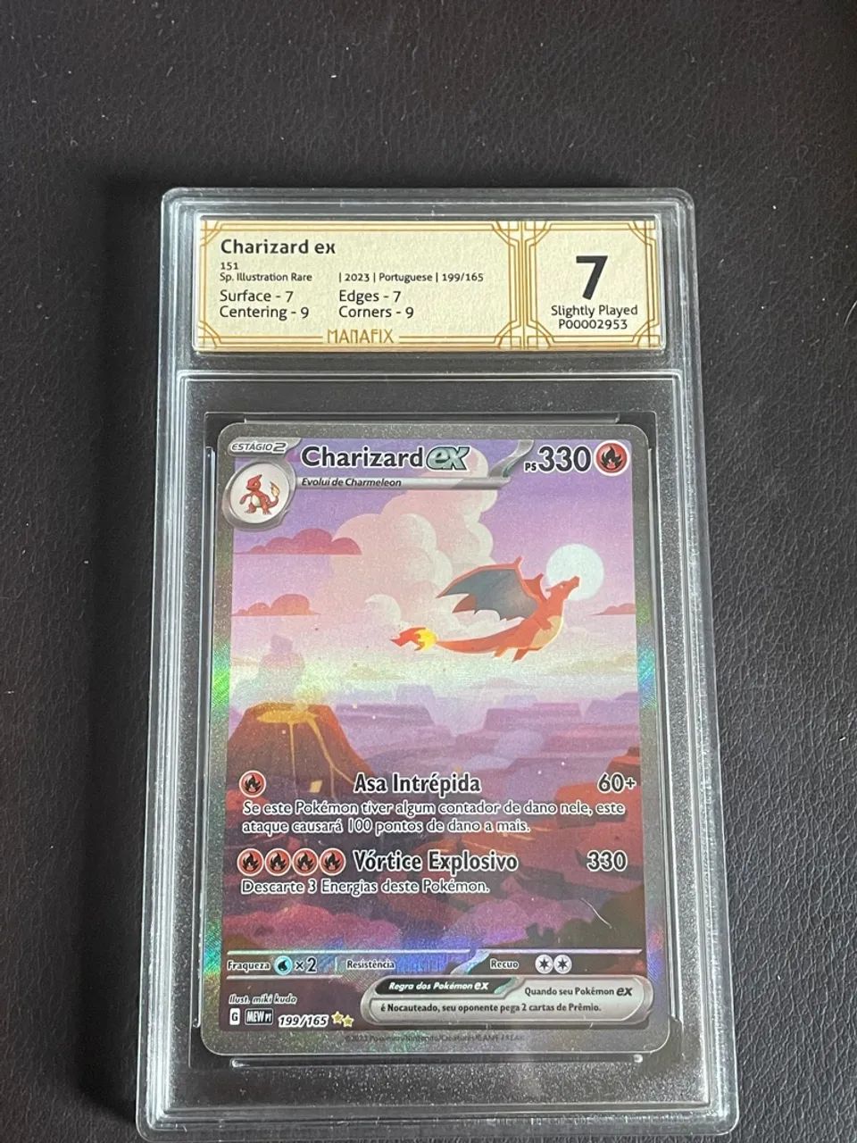 Carta Charizard EX Pokemon TCG Graduado Manafix - Hobbies e coleções ...