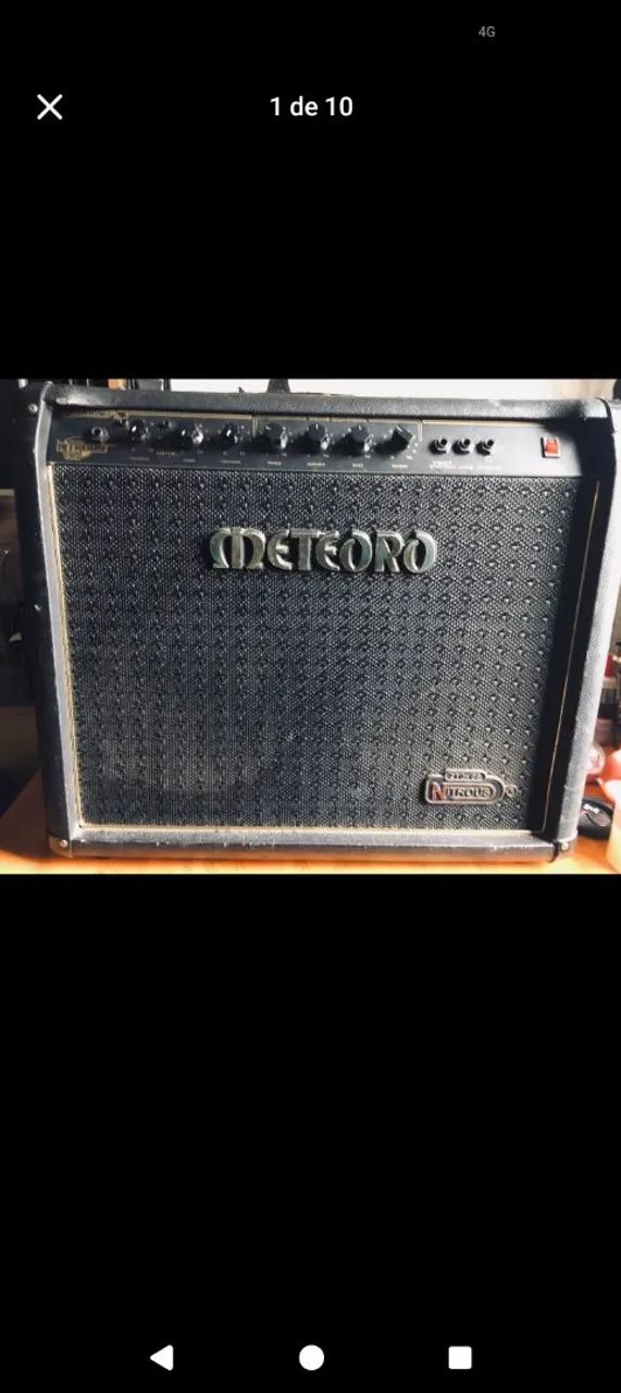 AMPLIFICADOR METEORO NITROUS 150W 2 FALANTES POTENTES - Instrumentos ...