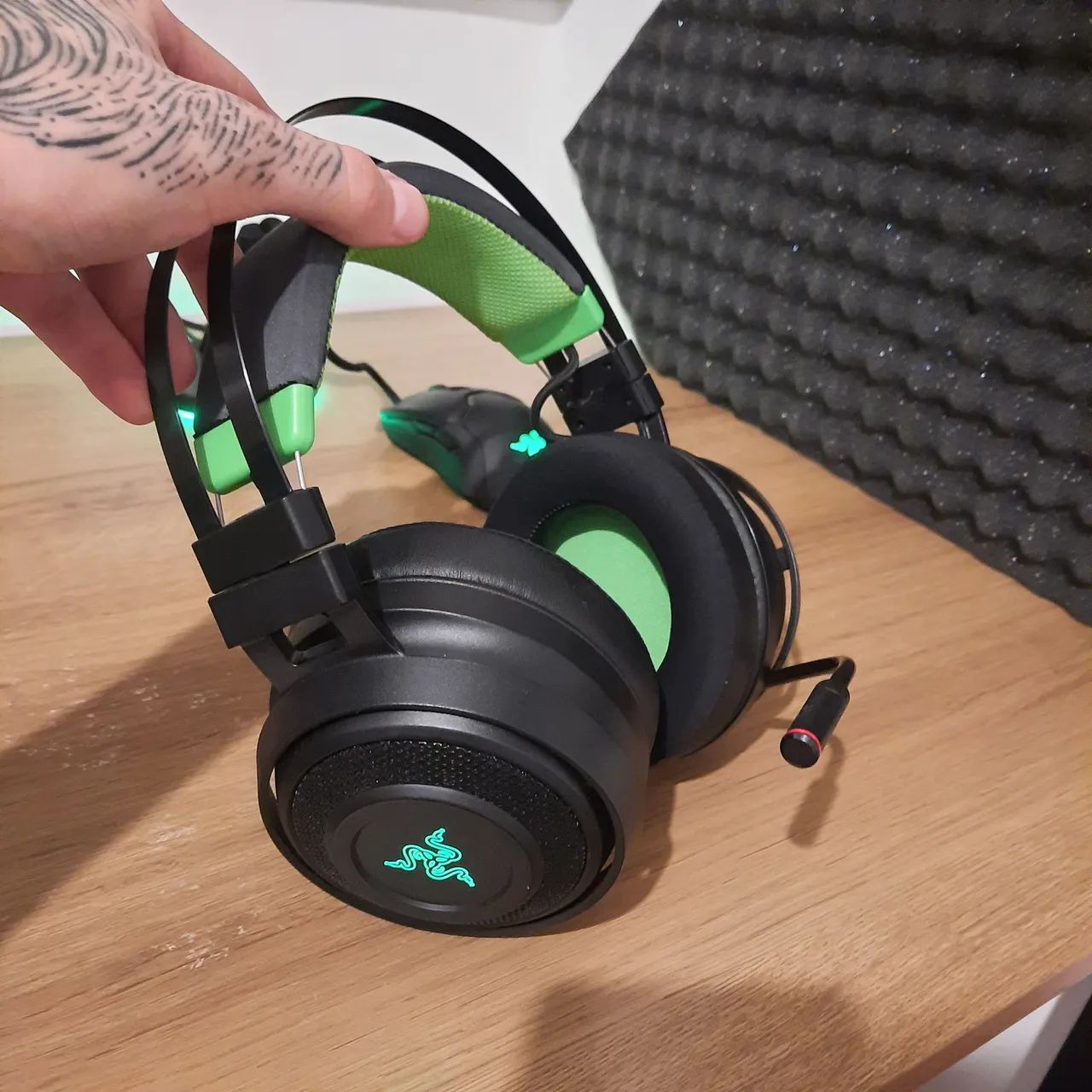 Headset Gamer Razer Nari Ultimate Xbox Edição Especial Completo Led ...