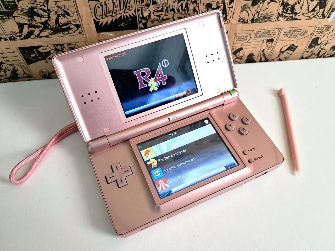 Nintendo DS Lite com carregador e jogos - Consoles de Vídeo Game - Ahú ...