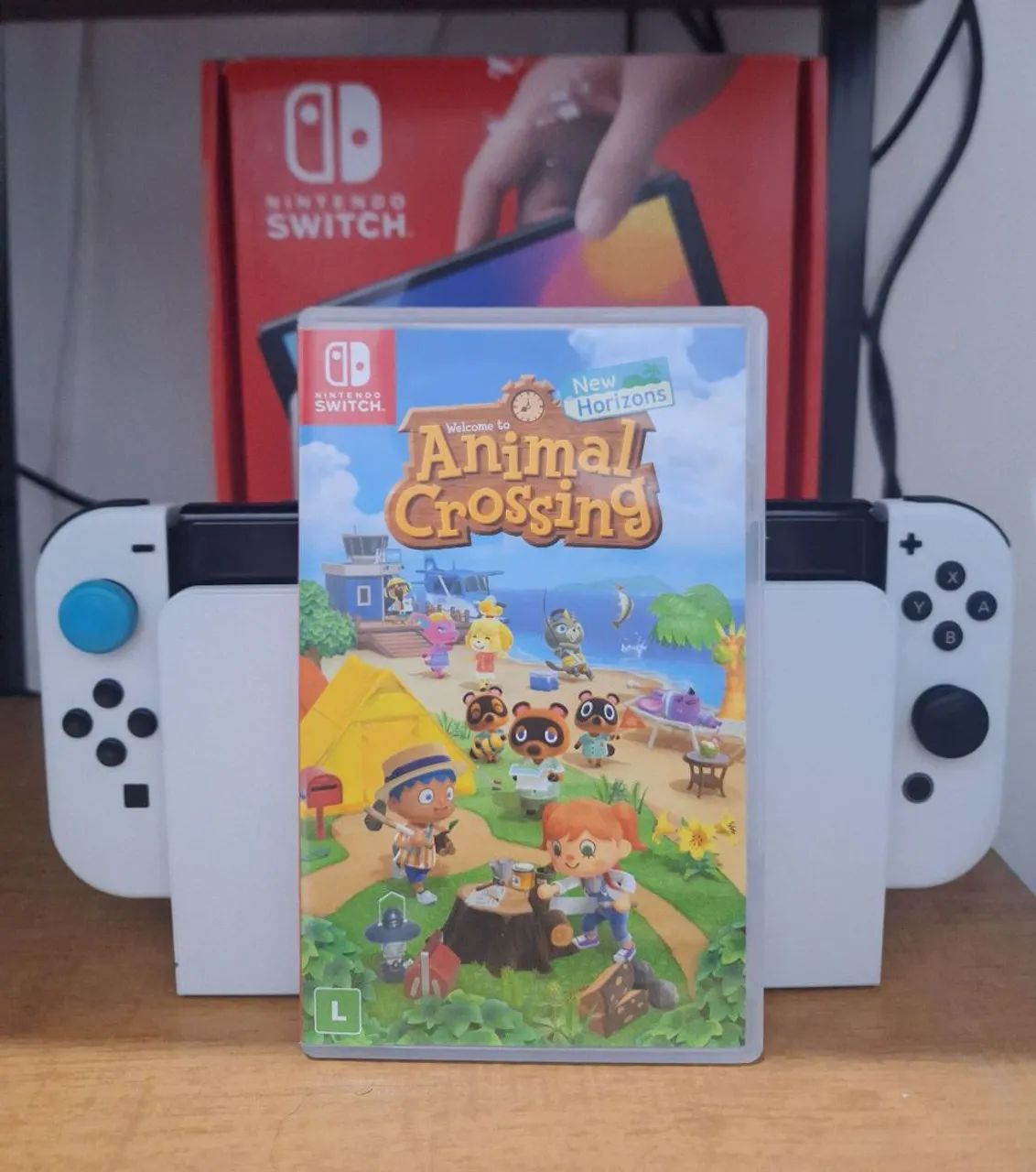 Nintendo Switch OLED + Animal Crossing: New Horizons - Consoles de ...