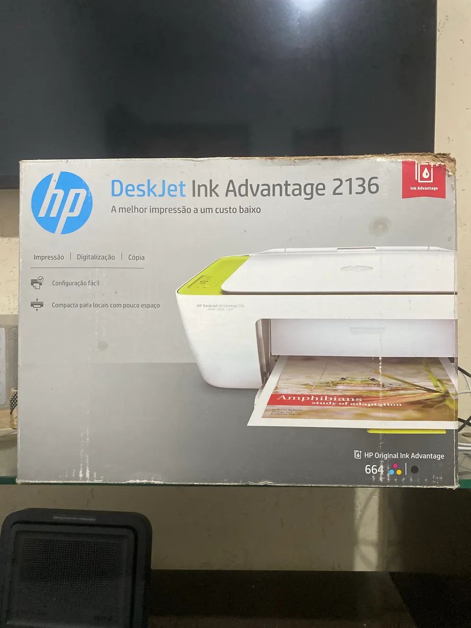 Impressora Hp Deskjet 2136 - Periféricos e Acessórios de Computador ...