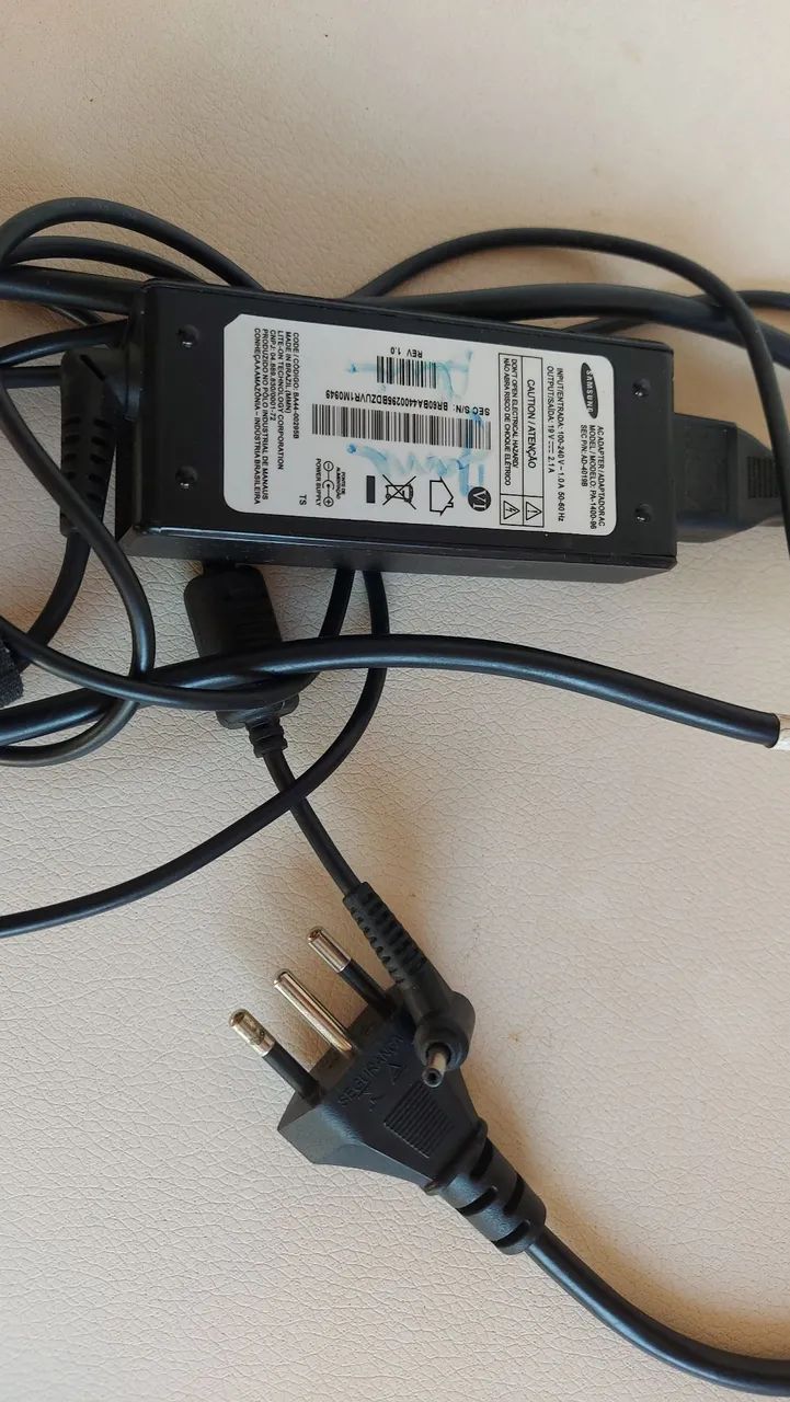 Fonte Carregador Notebook Samsung Expert E20 Np550xda-ko1br - Original ...
