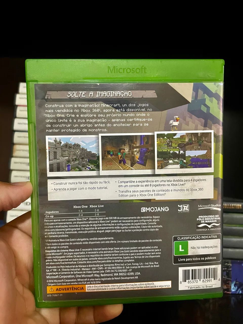 Minecraft Xbox One - Jogos de Vídeo Game - Oswaldo Cruz, Rio de Janeiro 1468369665 | OLX