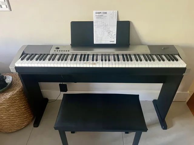 "piano digital casio cdp 130" no Brasil