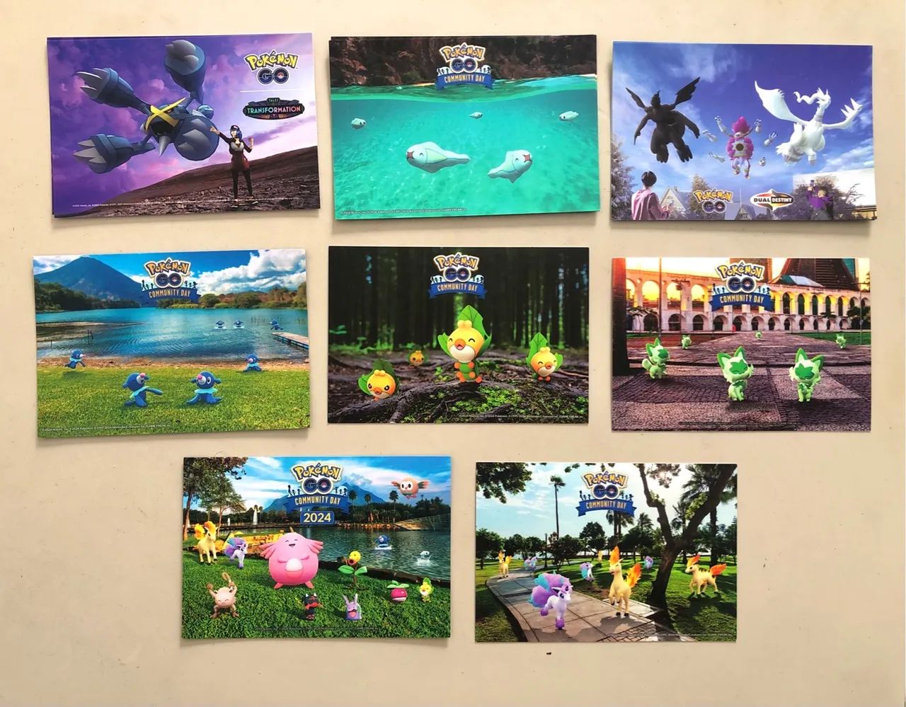 Pokemon Postal Card kit 8 modelos Pokemon Go - Hobbies e coleções ...