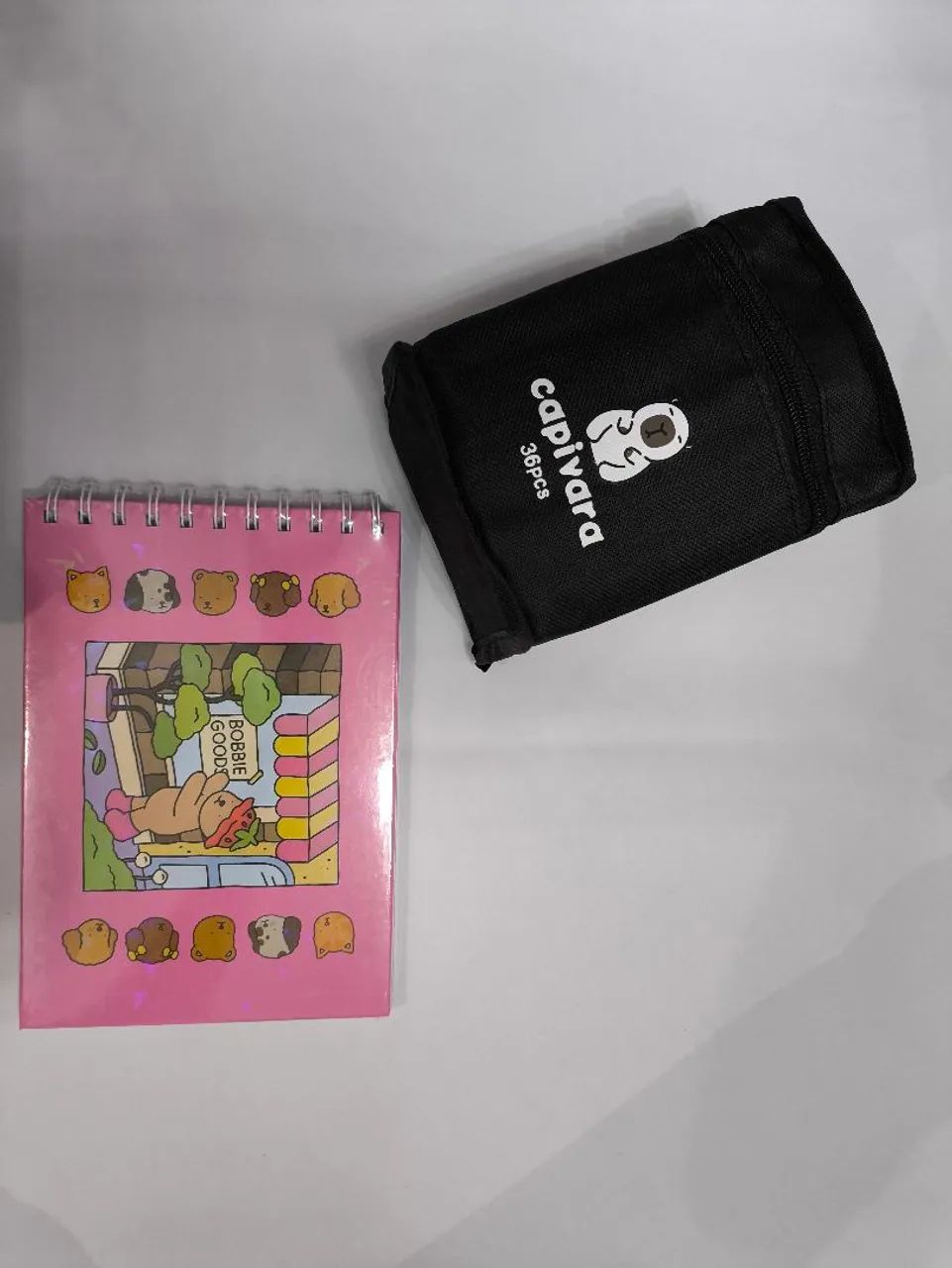 Kit de colorir Bob Goods - 36 cores ponta dupla + Bloco - Papelaria ...