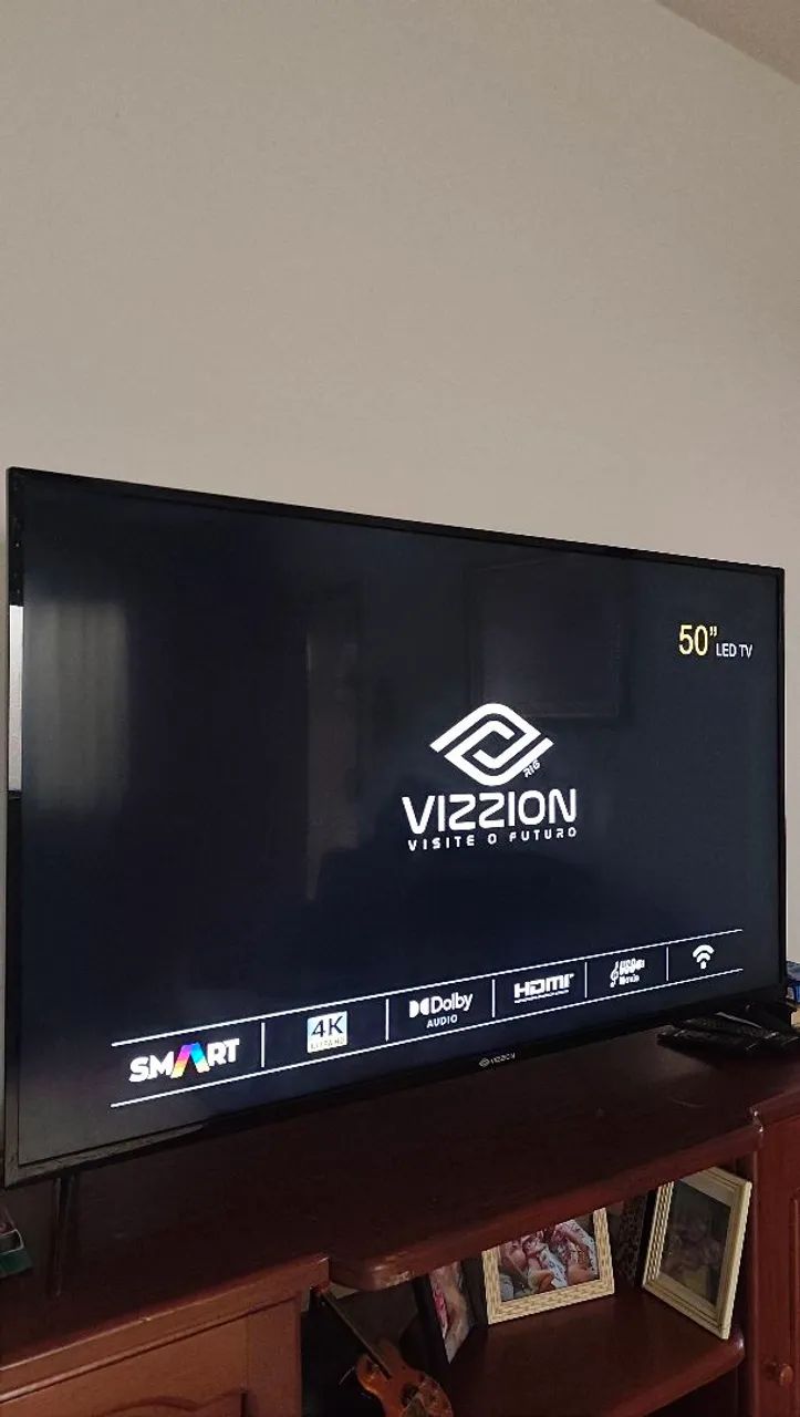 Smart TV Vizzion 50'P Sistema Linux - TVs - Vila Maria, Aparecida de ...