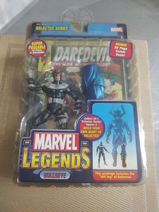 Boneco Mercenário Variante Marvel Legends Bullseye (Angry) Galactus ...