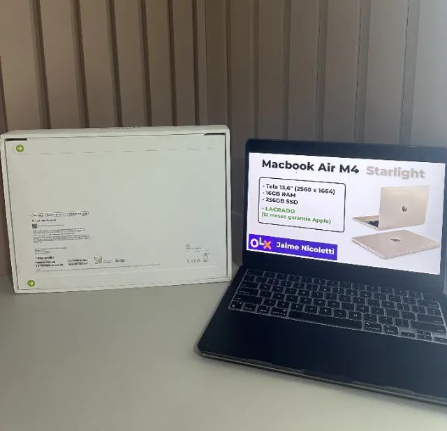 Notebook Macbook Air M4 Cor: Starlight- (LACRADO) - Notebooks - Tomba ...
