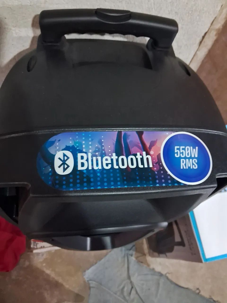 Caixa de som Bluetooth 550W RMS nova com nota fiscal - Acessórios para ...