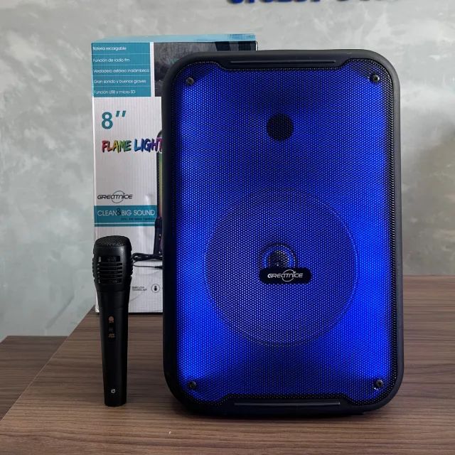 Caixa de Som Portátil Bluetooth 8 GTS-1726 Som Potente e Conectividade Versátil - Aparelhos de ...