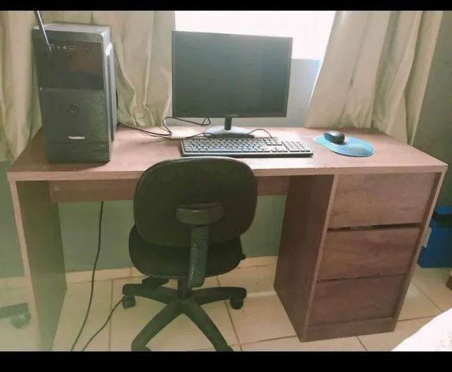 "computador completo com mesa e cadeira" no Brasil
